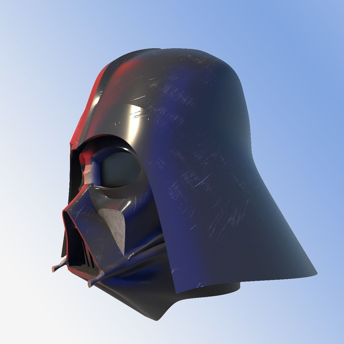 3D model Helmet Darth Wader VR / AR / low-poly | CGTrader