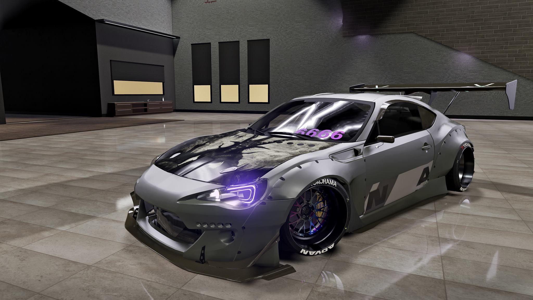 Custom Subaru BRZ 3D model | CGTrader