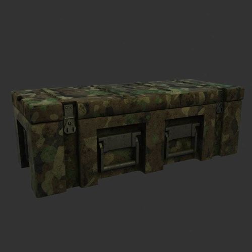 Military Chest 3D model | CGTrader