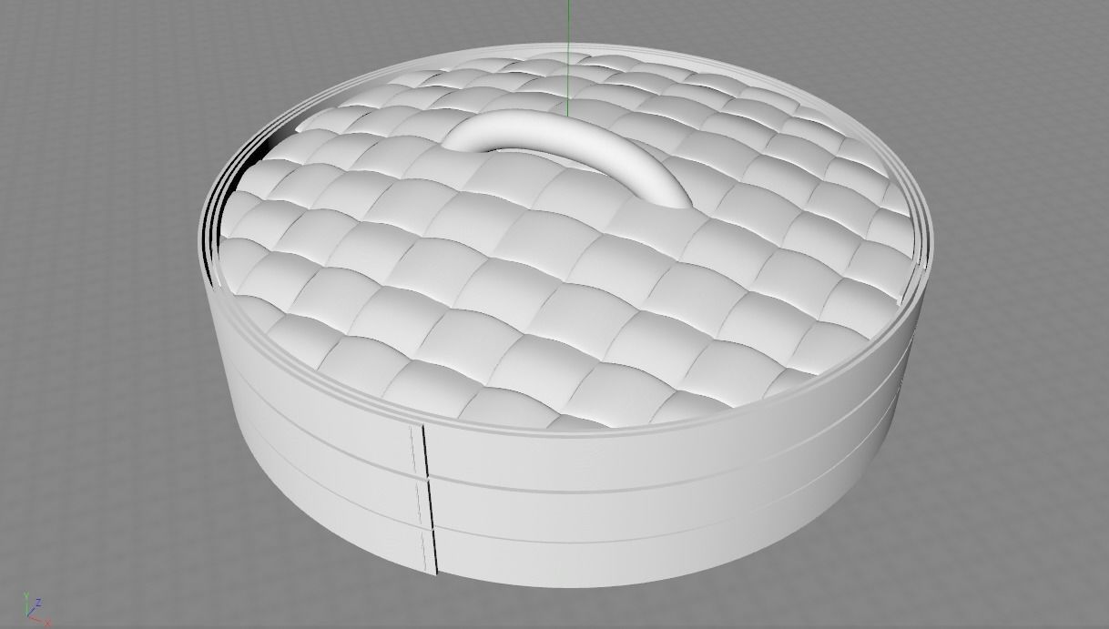 Dimsum Dumpling case 3D model 3D model | CGTrader