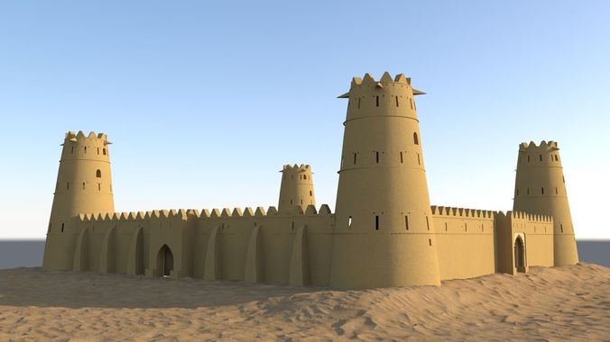 3D model Arab Fort VR / AR / low-poly | CGTrader