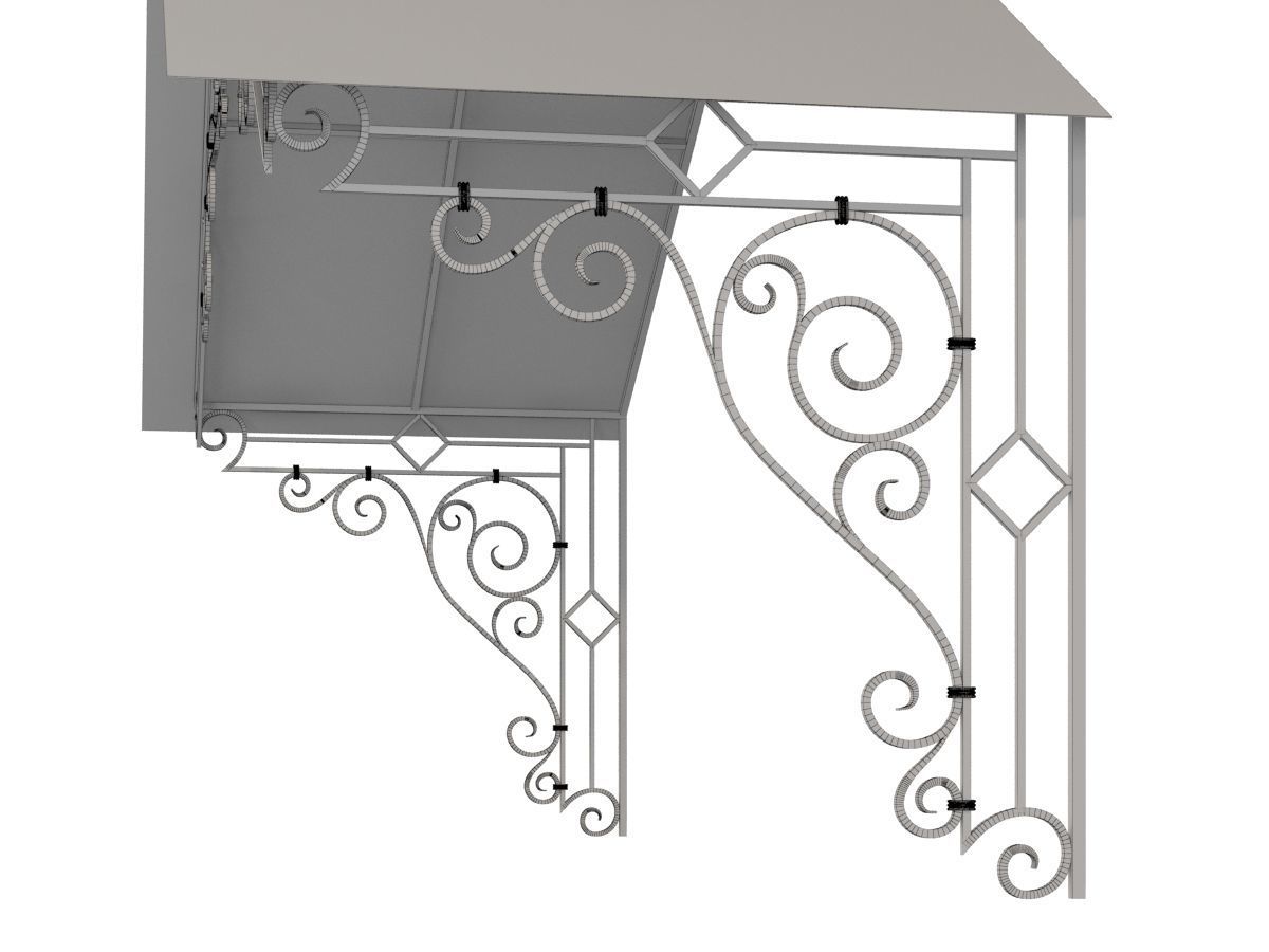 forged canopy 3d model 3D model | CGTrader