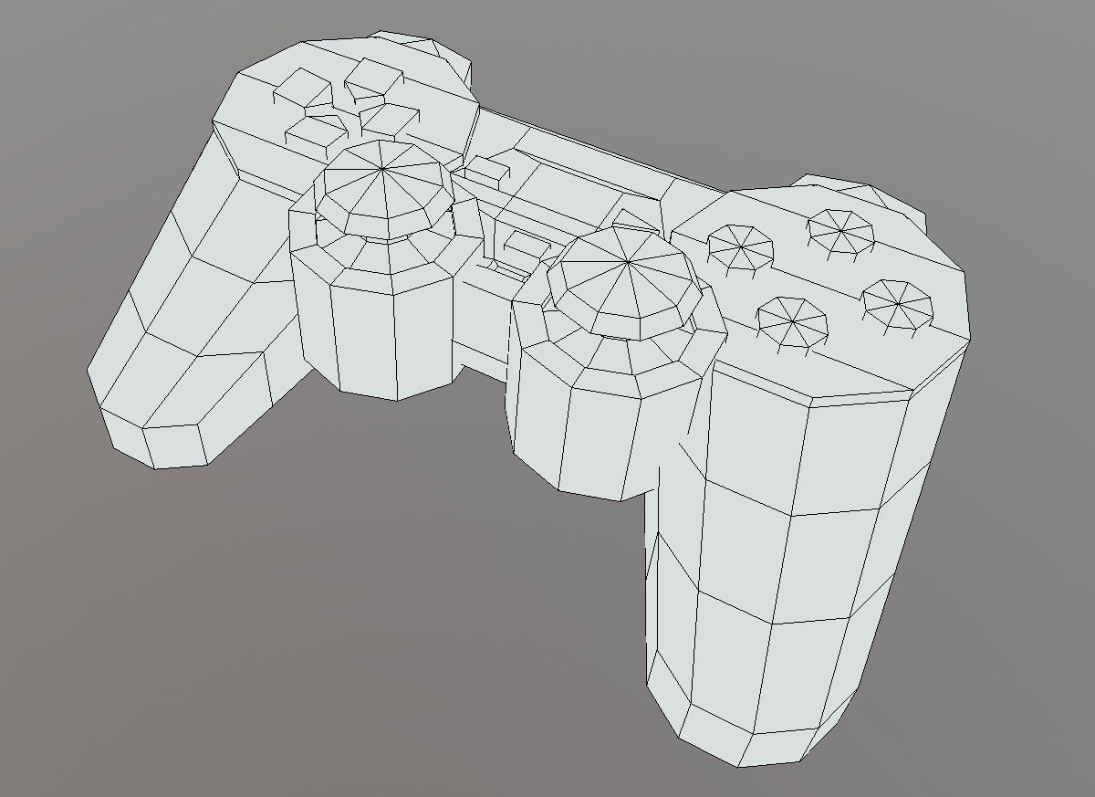 3D model PlayStation Analog Controller VR / AR / low-poly | CGTrader