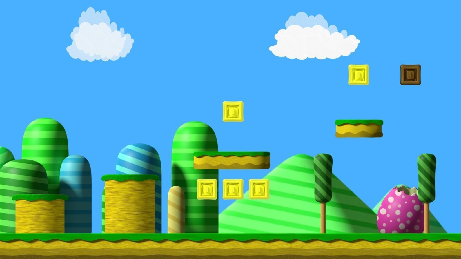 2D Platformer Sprites Texture | CGTrader