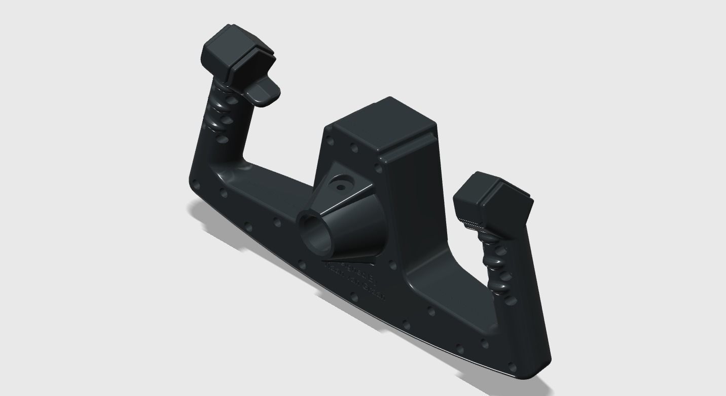 Aircraft control yoke for flight simulator 3D model 3D printable | CGTrader