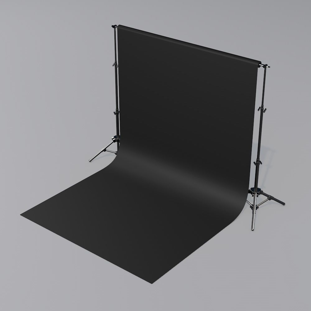 backdrop photo studio equipment 3D 3D model | CGTrader