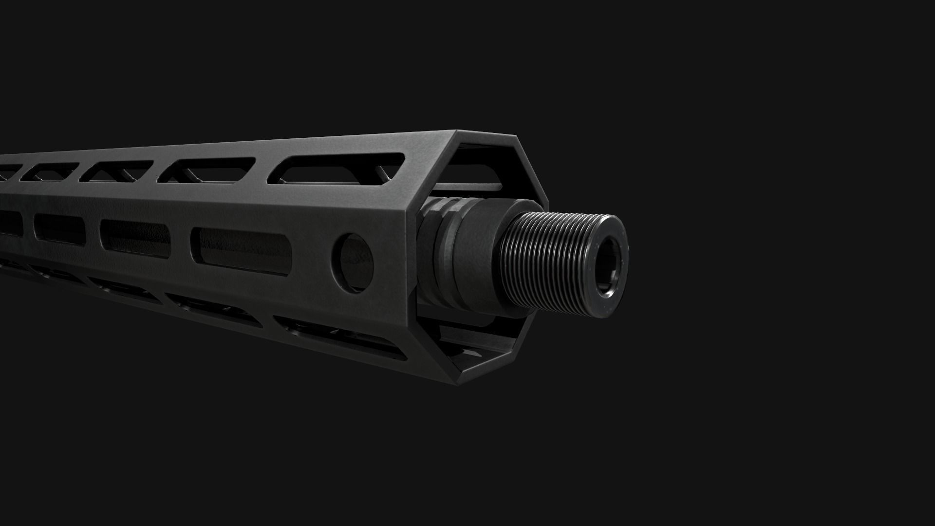 3D model Desert Tech SRS-A2 Bullpup Sniper Rifle VR / AR / low-poly ...