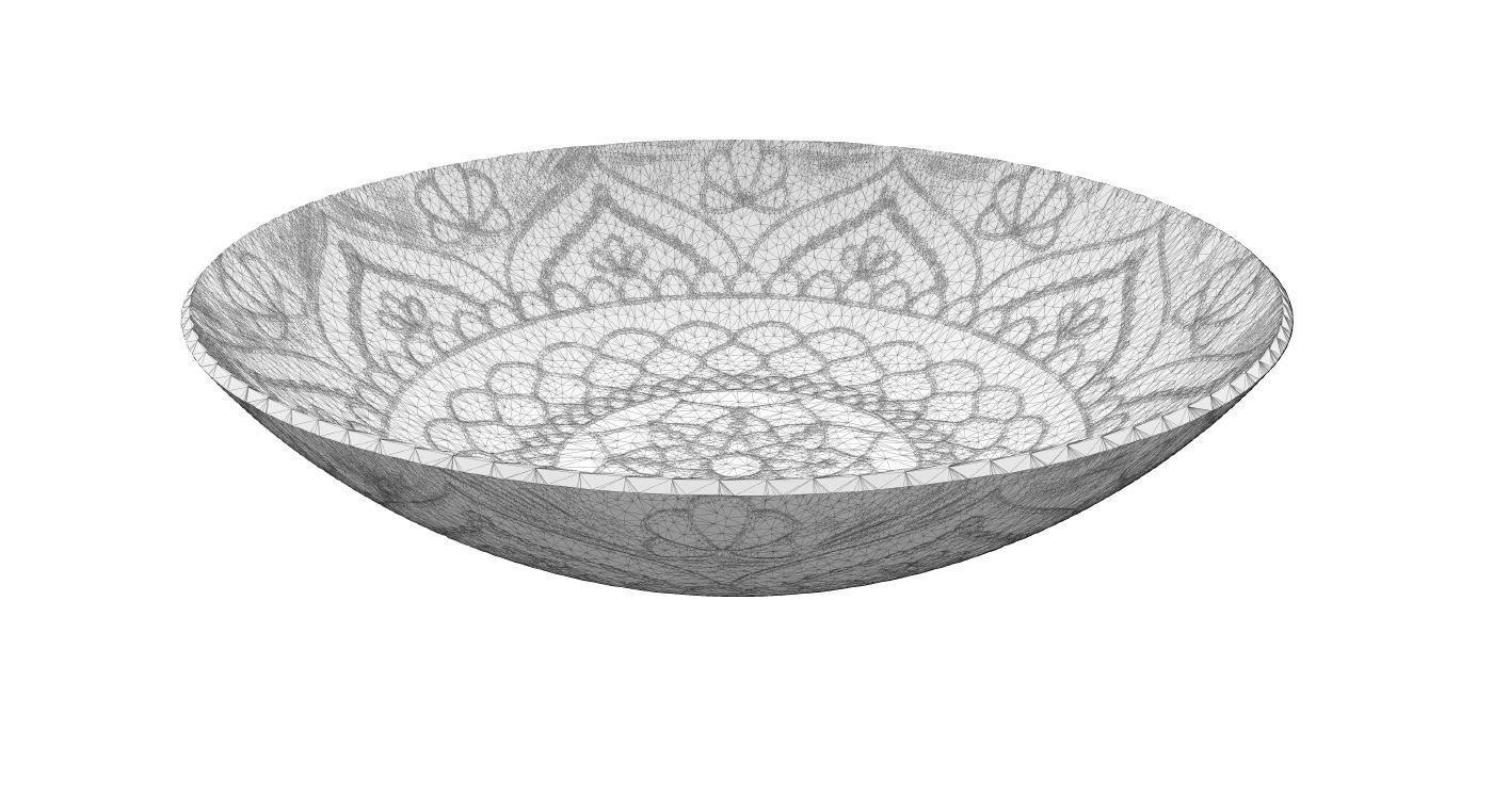 Middle East Plate 3D model 3D printable | CGTrader