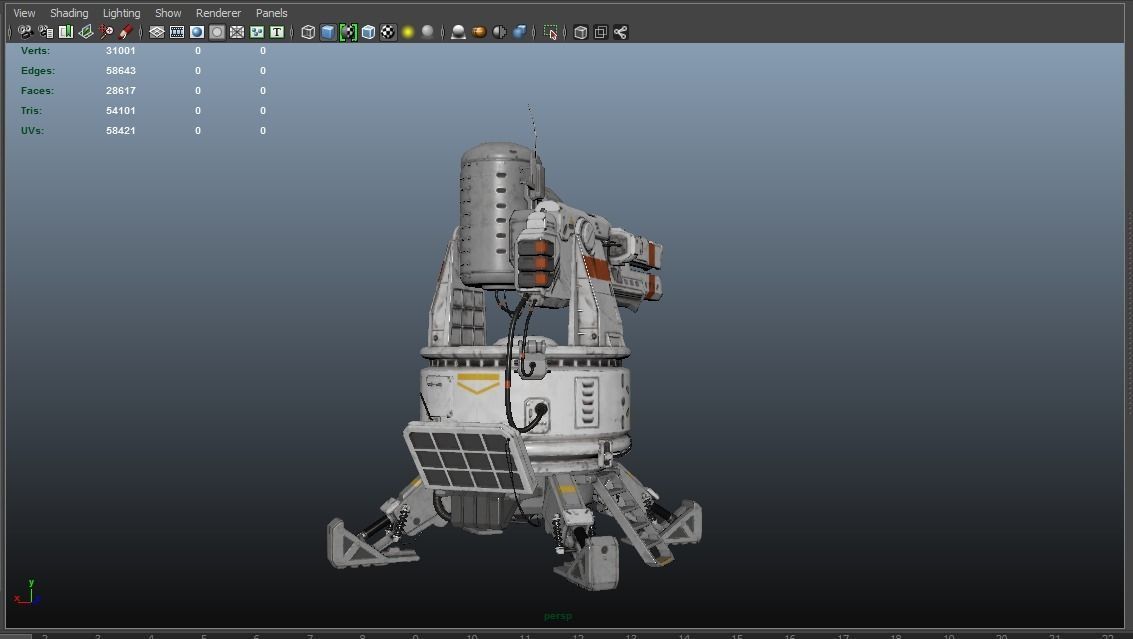 3D model Mega Turret VR / AR / low-poly | CGTrader