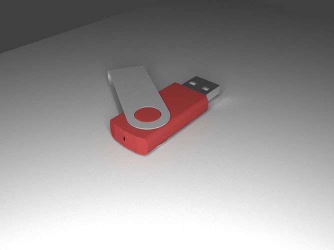 Memory USB or Memory stick free 3D model | CGTrader