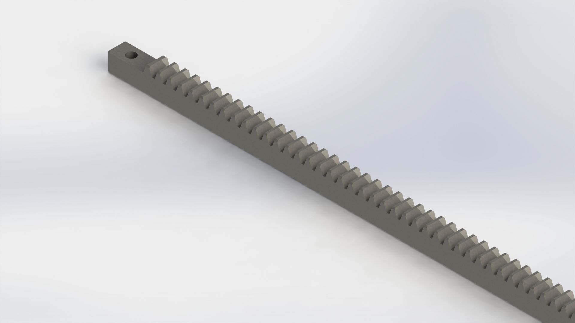 Rack spur 3D model | CGTrader
