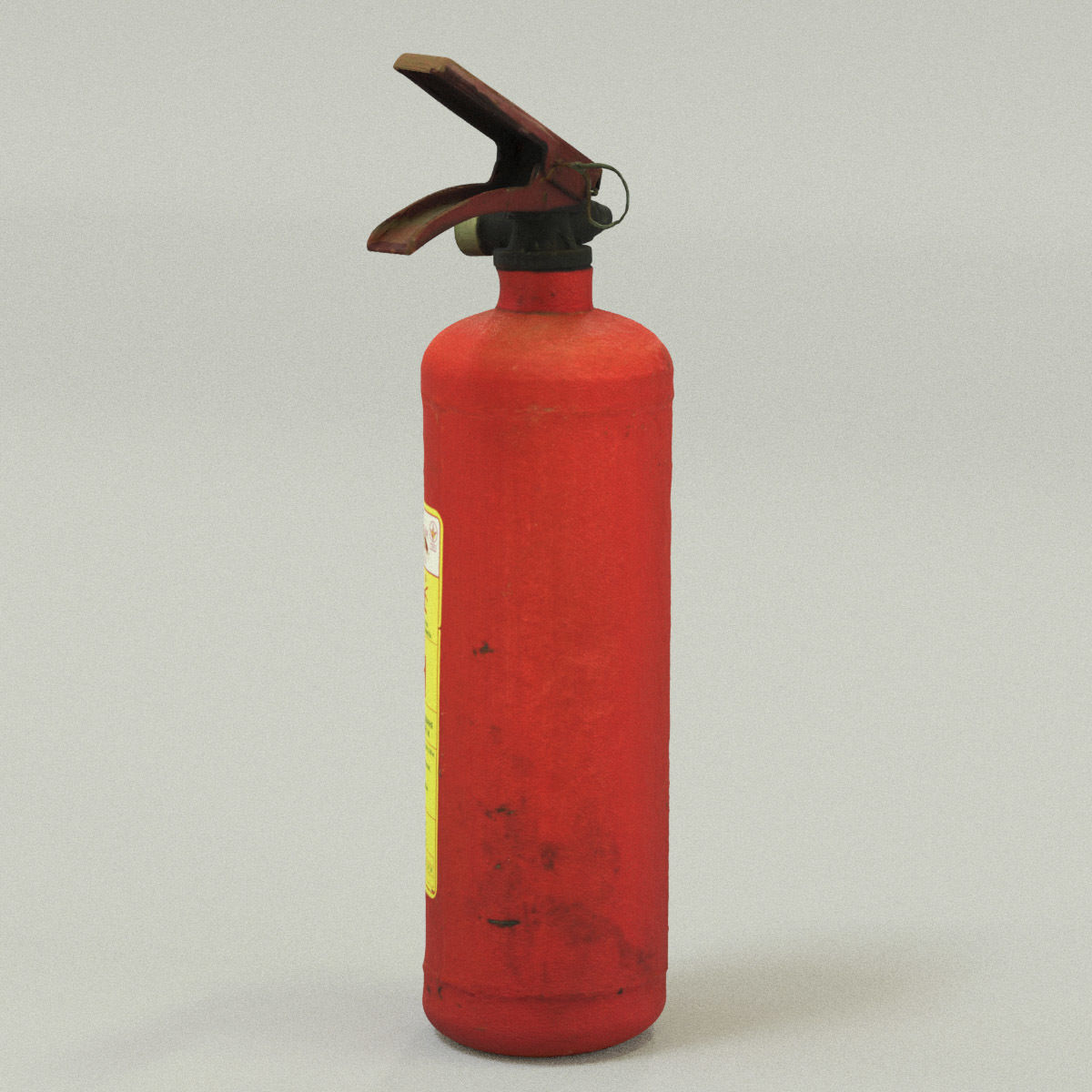 Extinguisher High Poly fire - fire 3D model | CGTrader