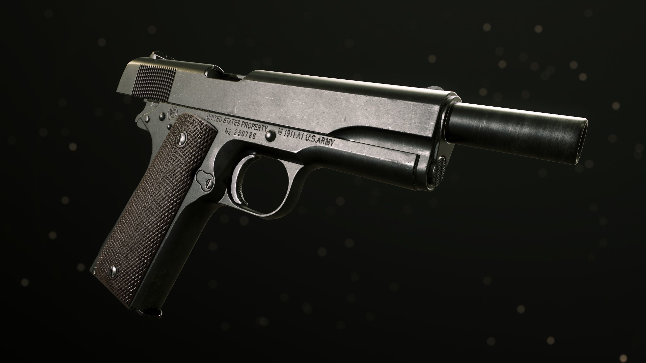 3D model M1911A1 - Textured - Game Ready VR / AR / low-poly | CGTrader