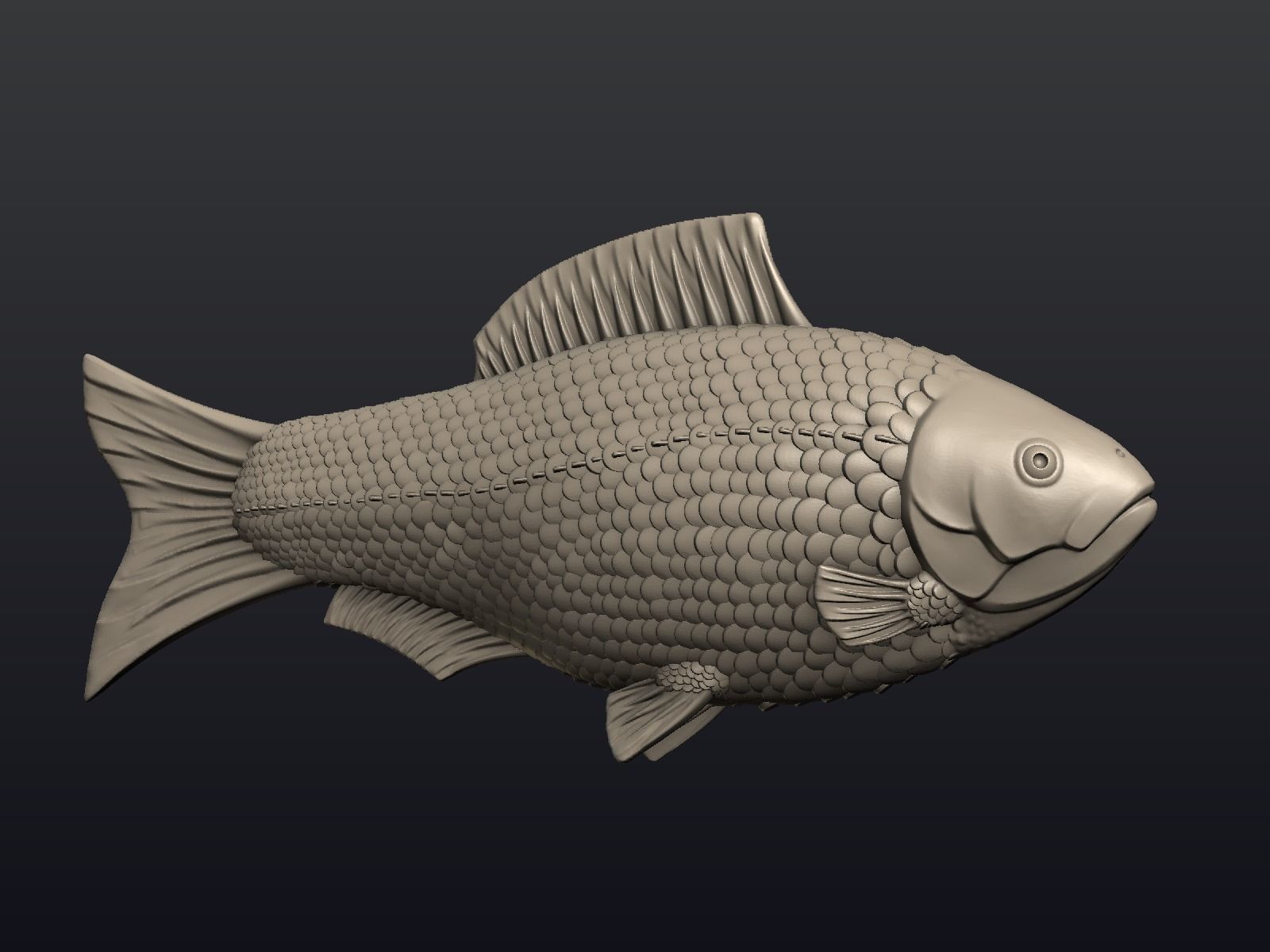 Printable Fish 3D model 3D printable | CGTrader