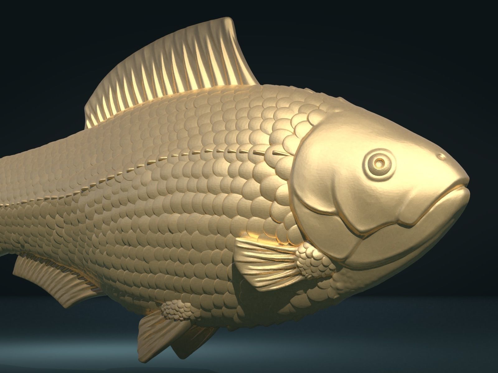 Printable Fish 3D model 3D printable | CGTrader