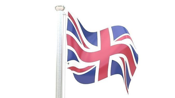 UK flag 3D model | CGTrader