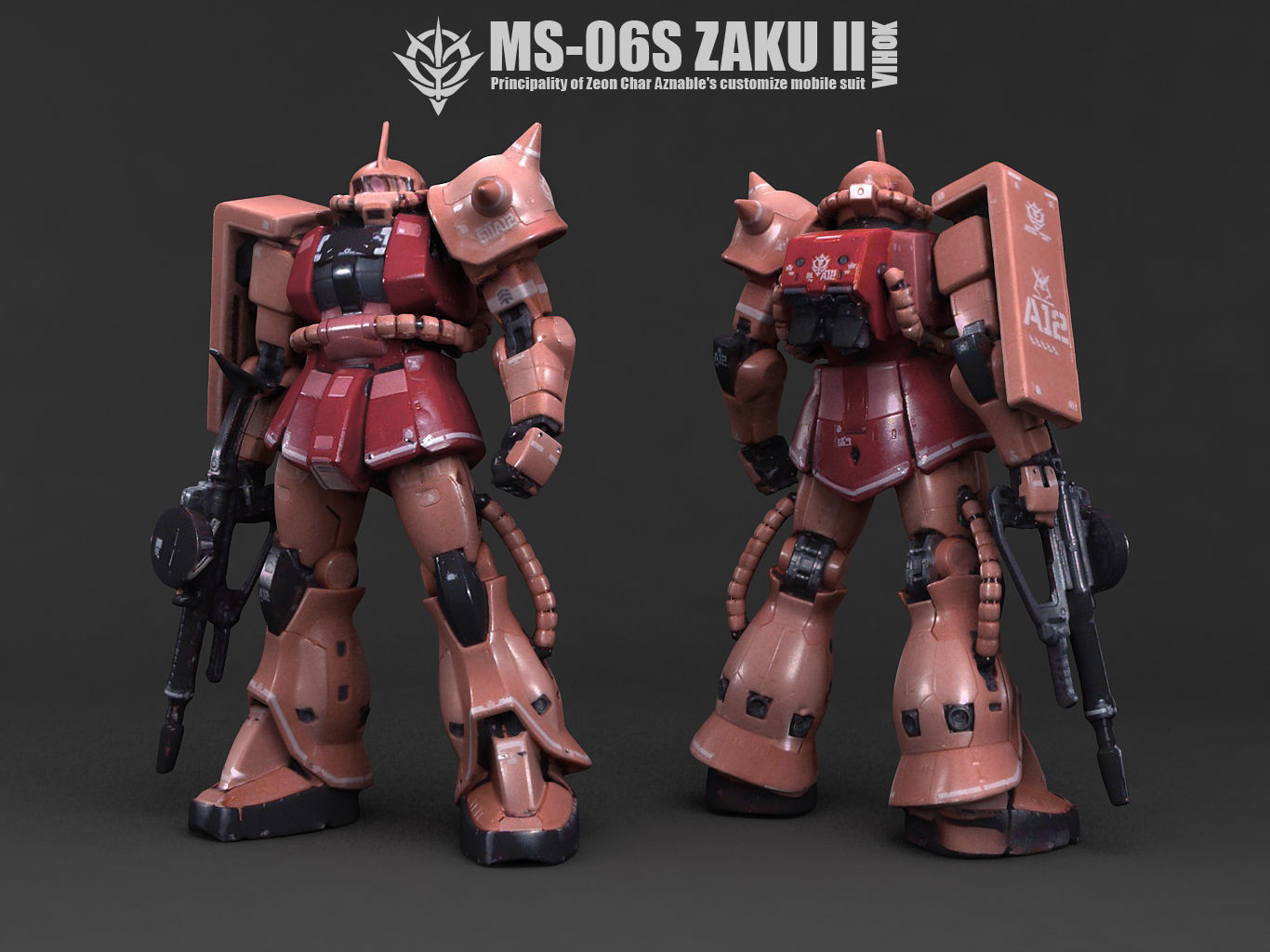 MS-06S ZAKU II MODEL 3D model | CGTrader