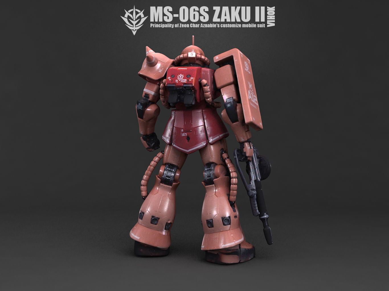 MS-06S ZAKU II MODEL 3D model | CGTrader