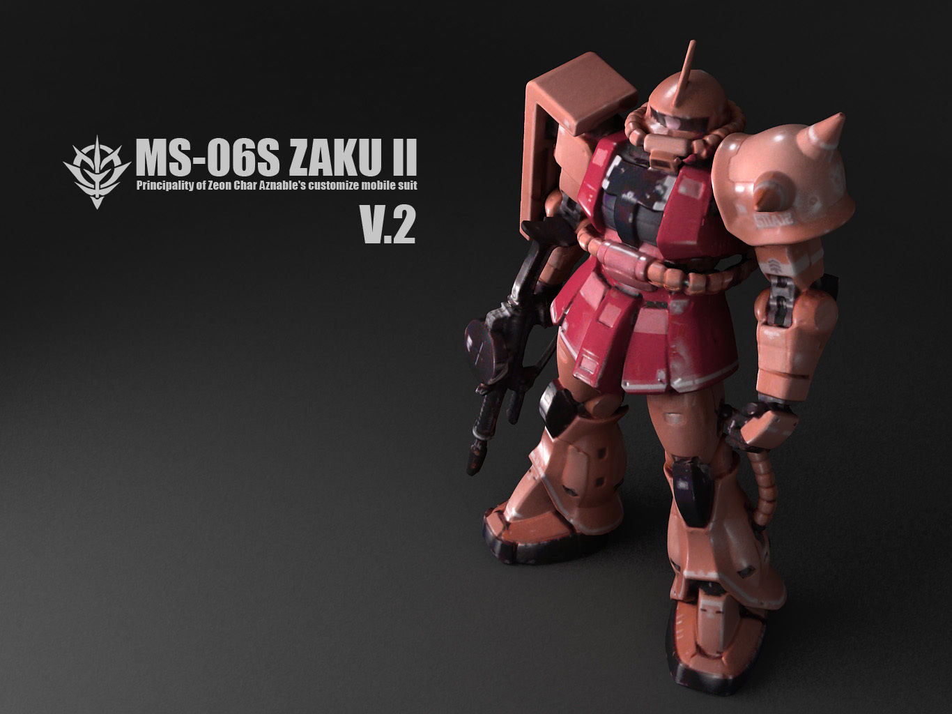 MS-06S ZAKU II MODEL 3D model | CGTrader