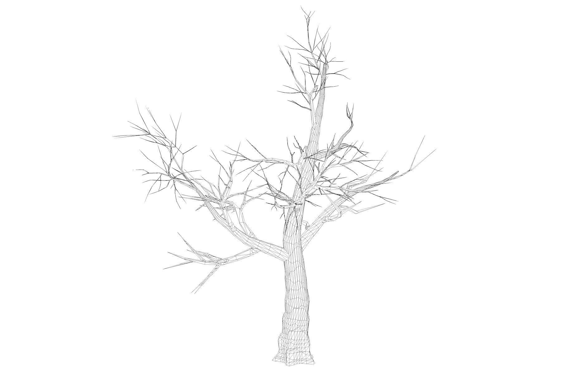 3D model Low Poly Dead Tree Pack VR / AR / low-poly | CGTrader