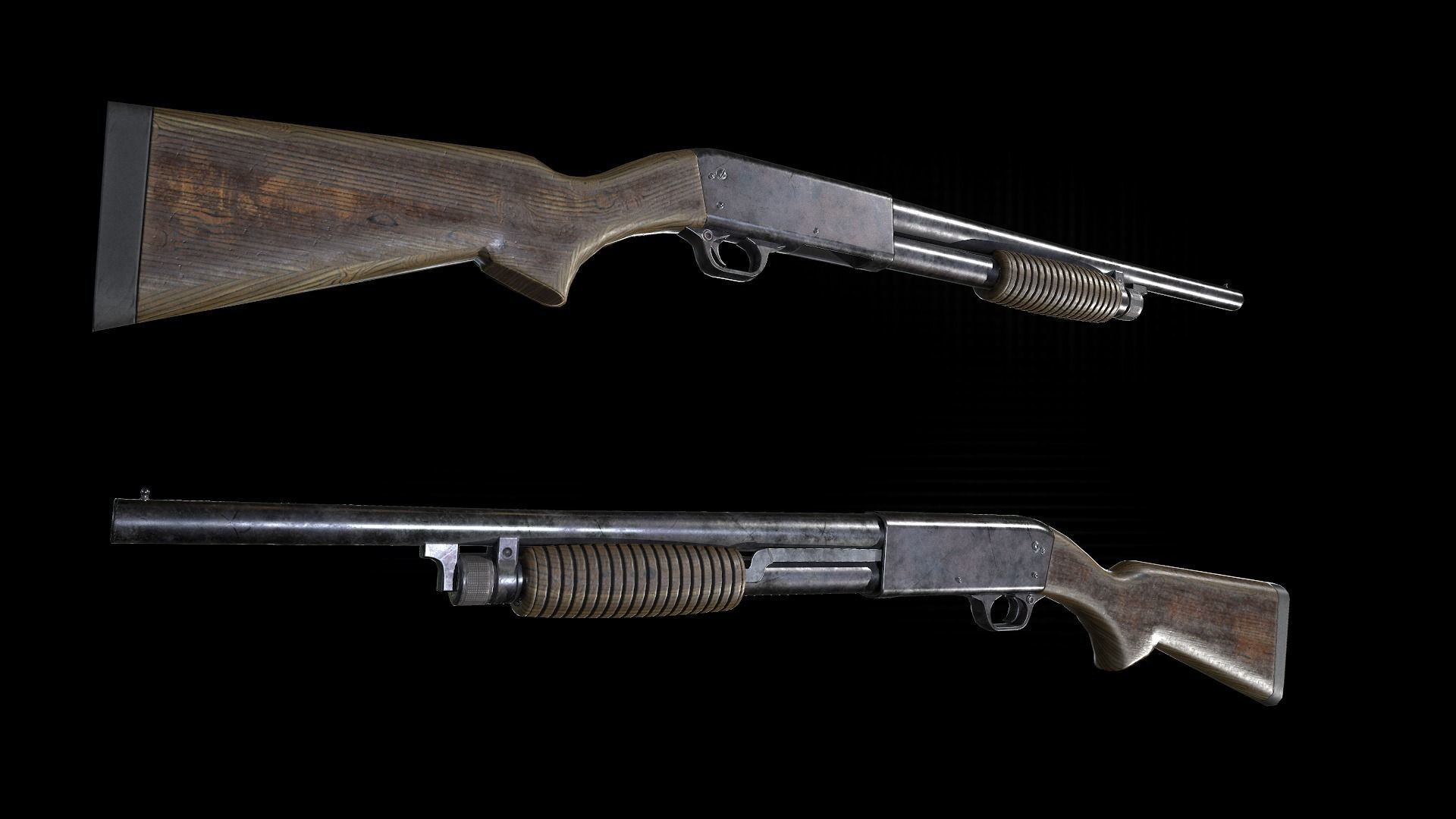 3D model Ithaca M37 PBR VR / AR / low-poly | CGTrader