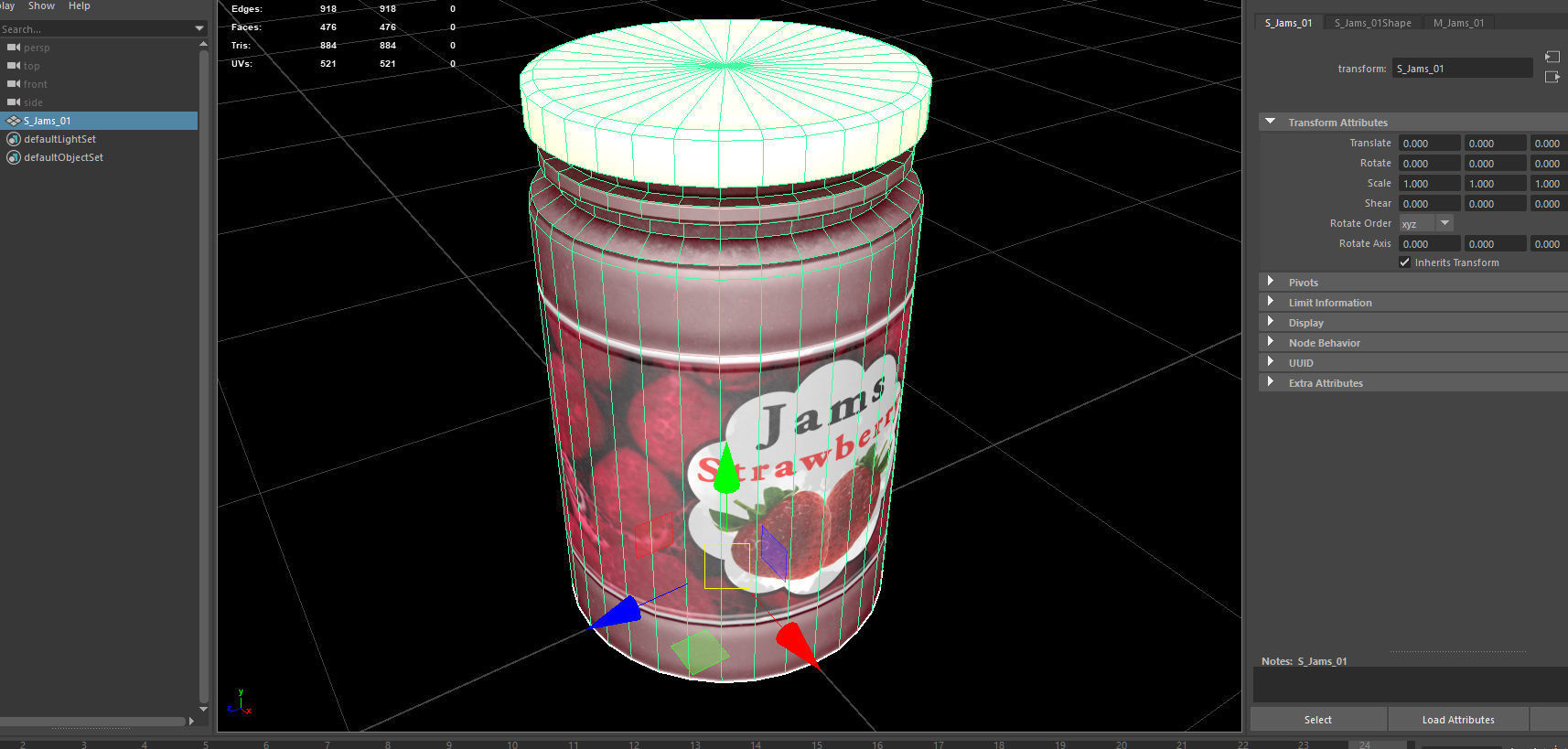 3D model jam jar - PBR - game-ready VR / AR / low-poly | CGTrader