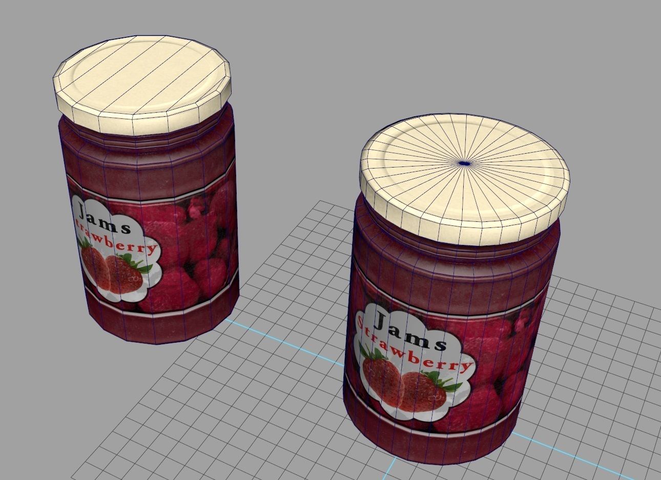 3D model jam jar - PBR - game-ready VR / AR / low-poly | CGTrader