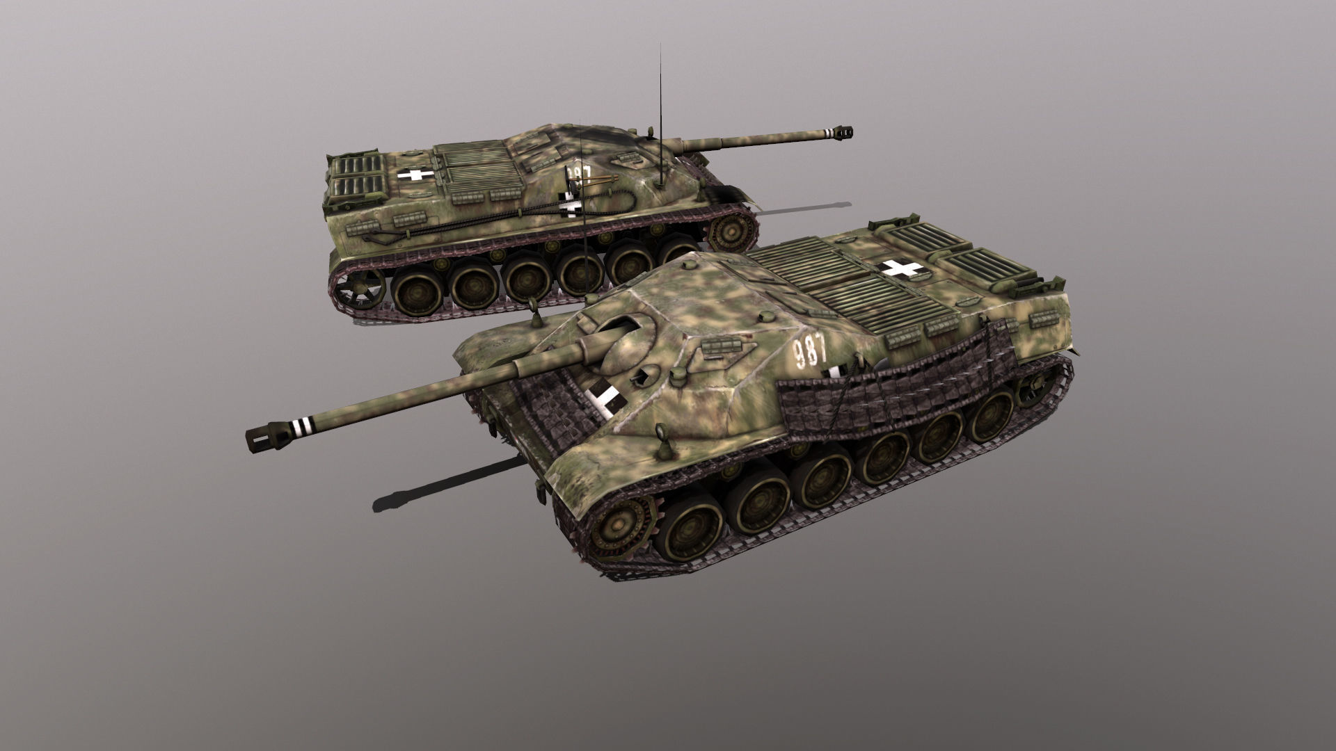 3D model 44M Tas Hungarian Tank Destroyer VR / AR / low-poly | CGTrader