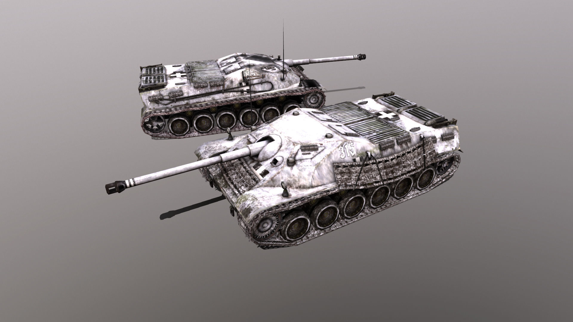 3D model 44M Tas Hungarian Tank Destroyer VR / AR / low-poly | CGTrader