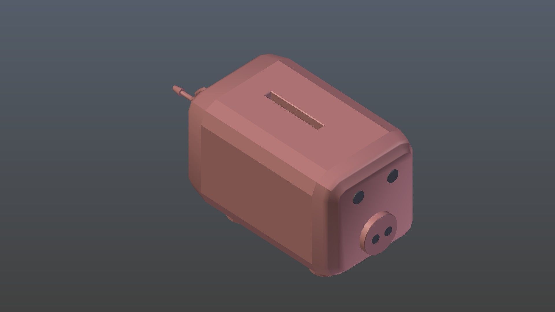 Low poly money box free VR / AR / low-poly 3D model | CGTrader