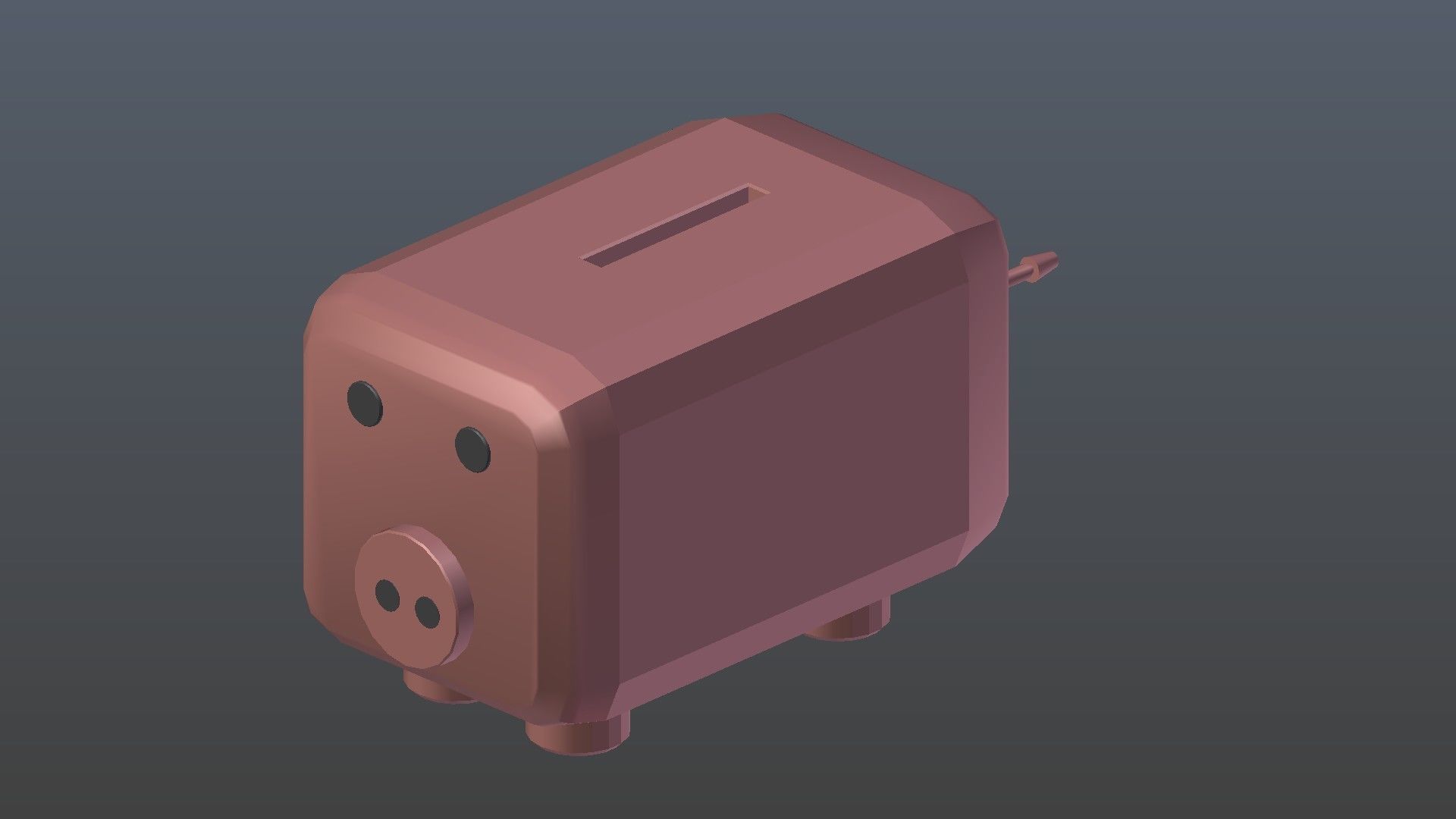 Low poly money box free VR / AR / low-poly 3D model | CGTrader