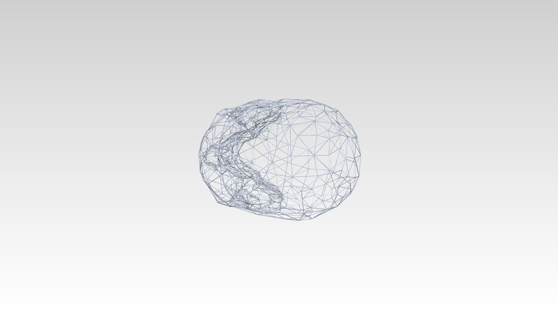 Skull Wireframe 3D model | CGTrader