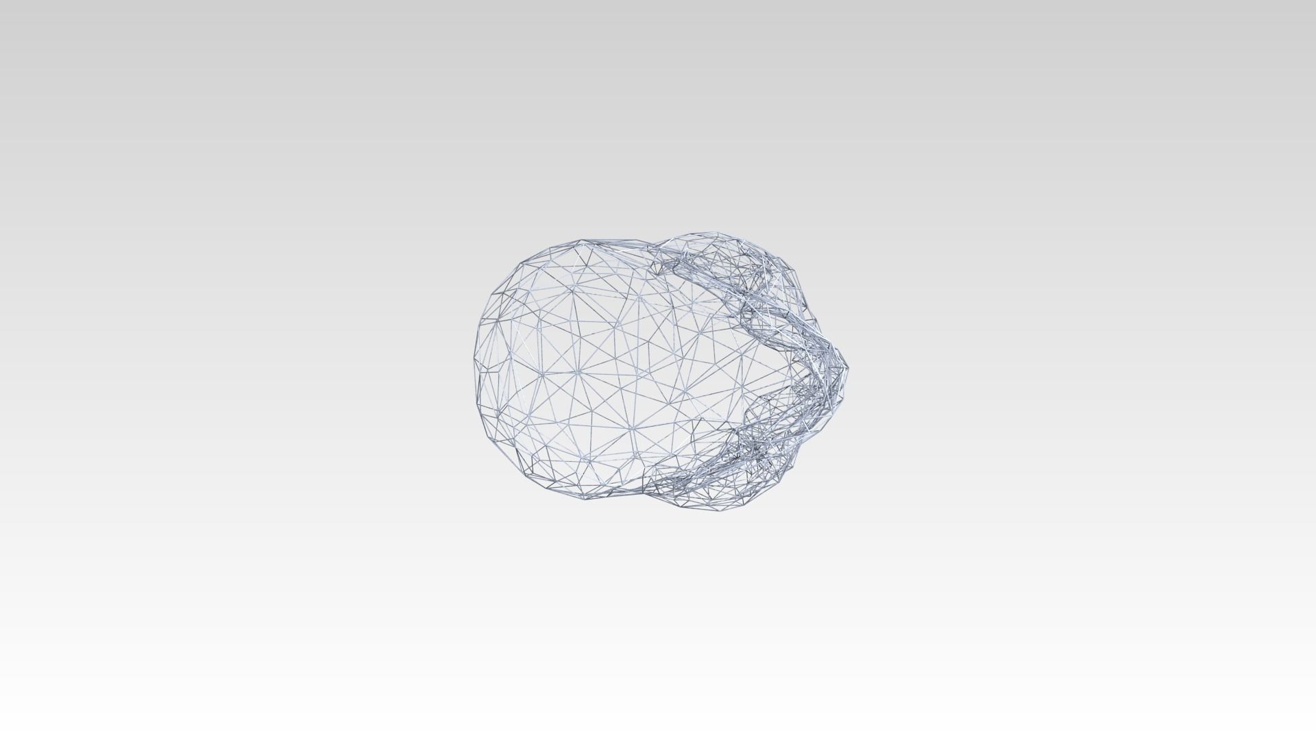 Skull Wireframe 3D model | CGTrader