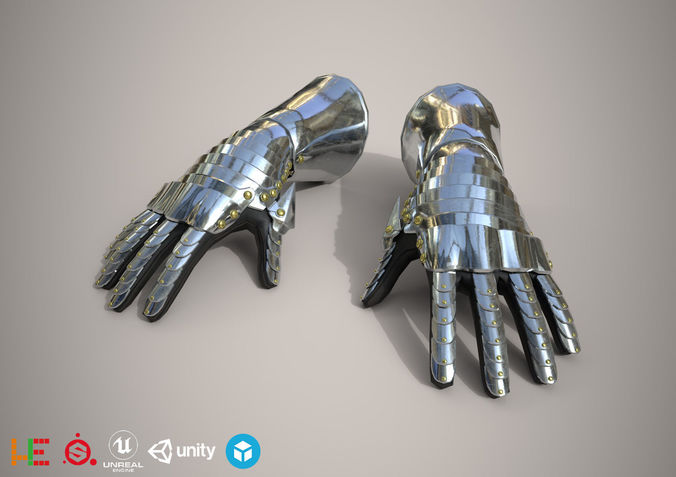 HIE Game Ready Hand Armor D180423 3D model | CGTrader