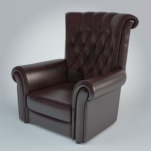 George Smith Library Chair 3D model | CGTrader