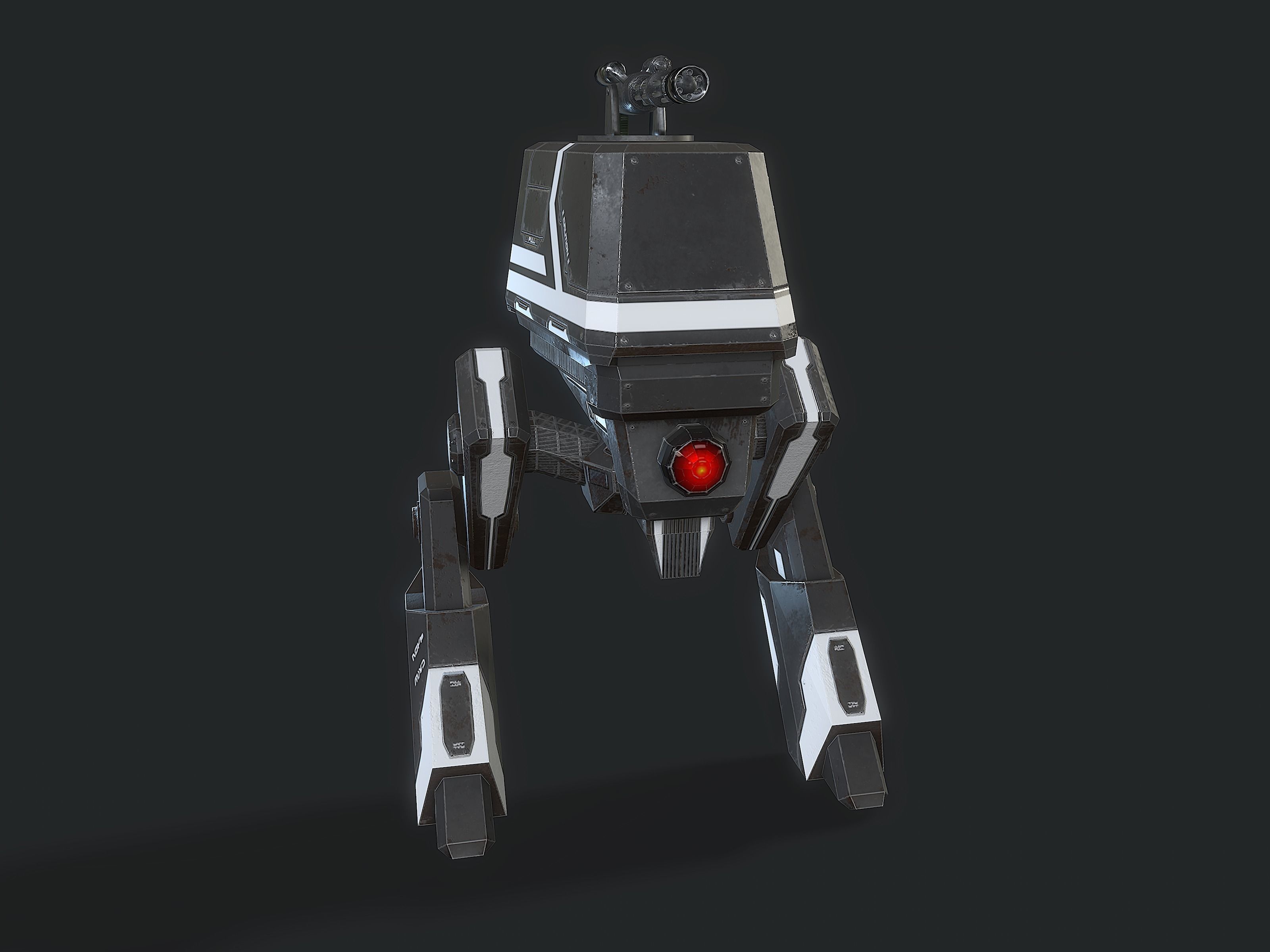 3D model Scout light Mech VR / AR / low-poly | CGTrader