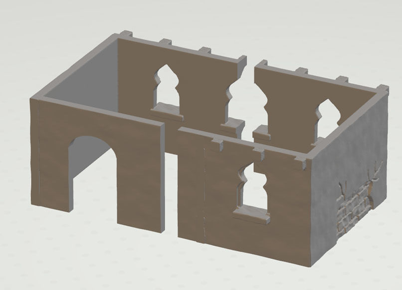 modular arabic building set -stl file- 3D model 3D printable | CGTrader