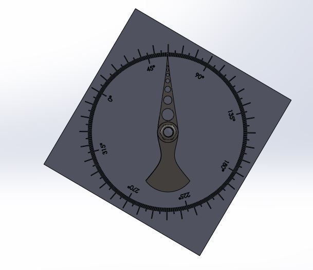 Inclinmetro inclinometer free 3D model | CGTrader