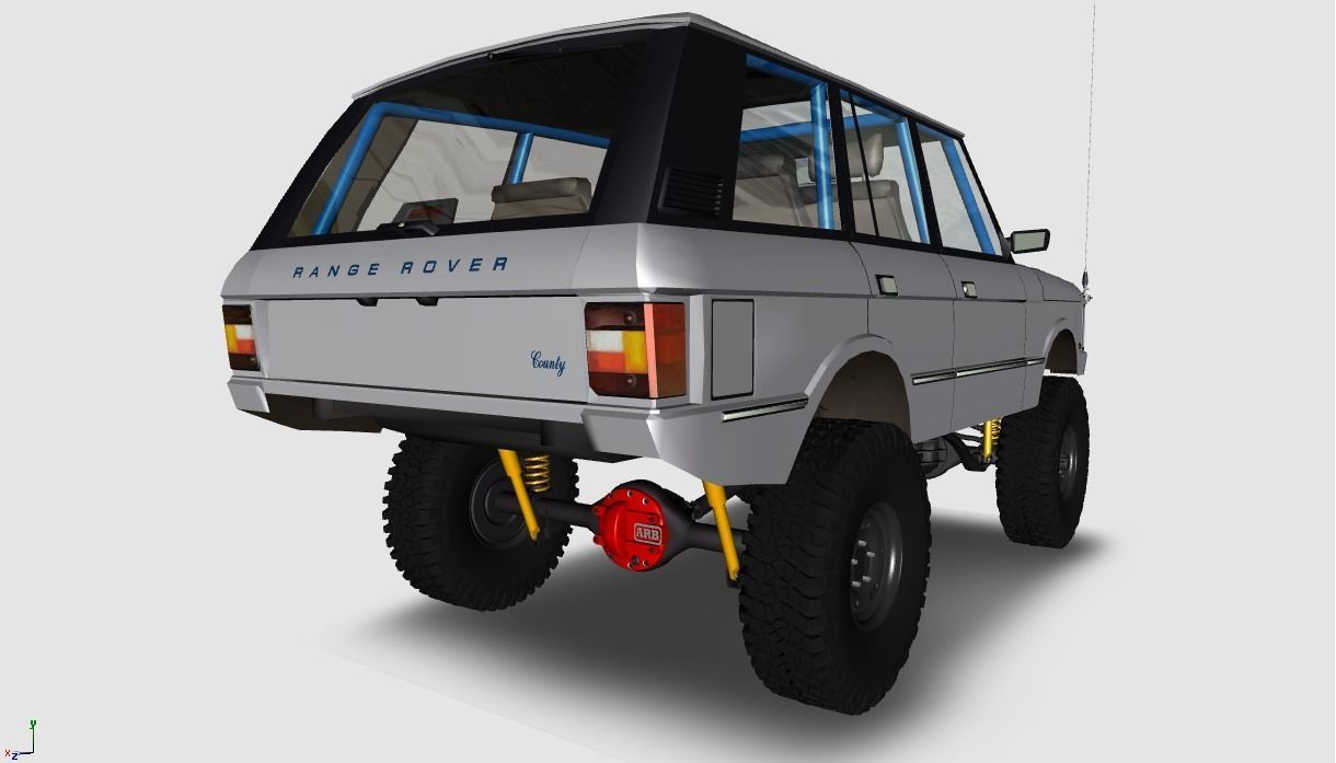 Land rover Range rover classic 4x4 off road rock crawler xtreme 3D ...