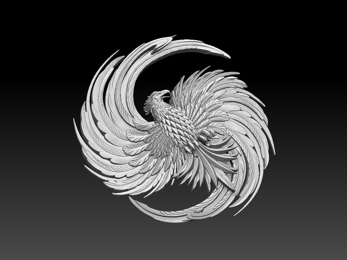 phoenix 3D model 3D printable | CGTrader