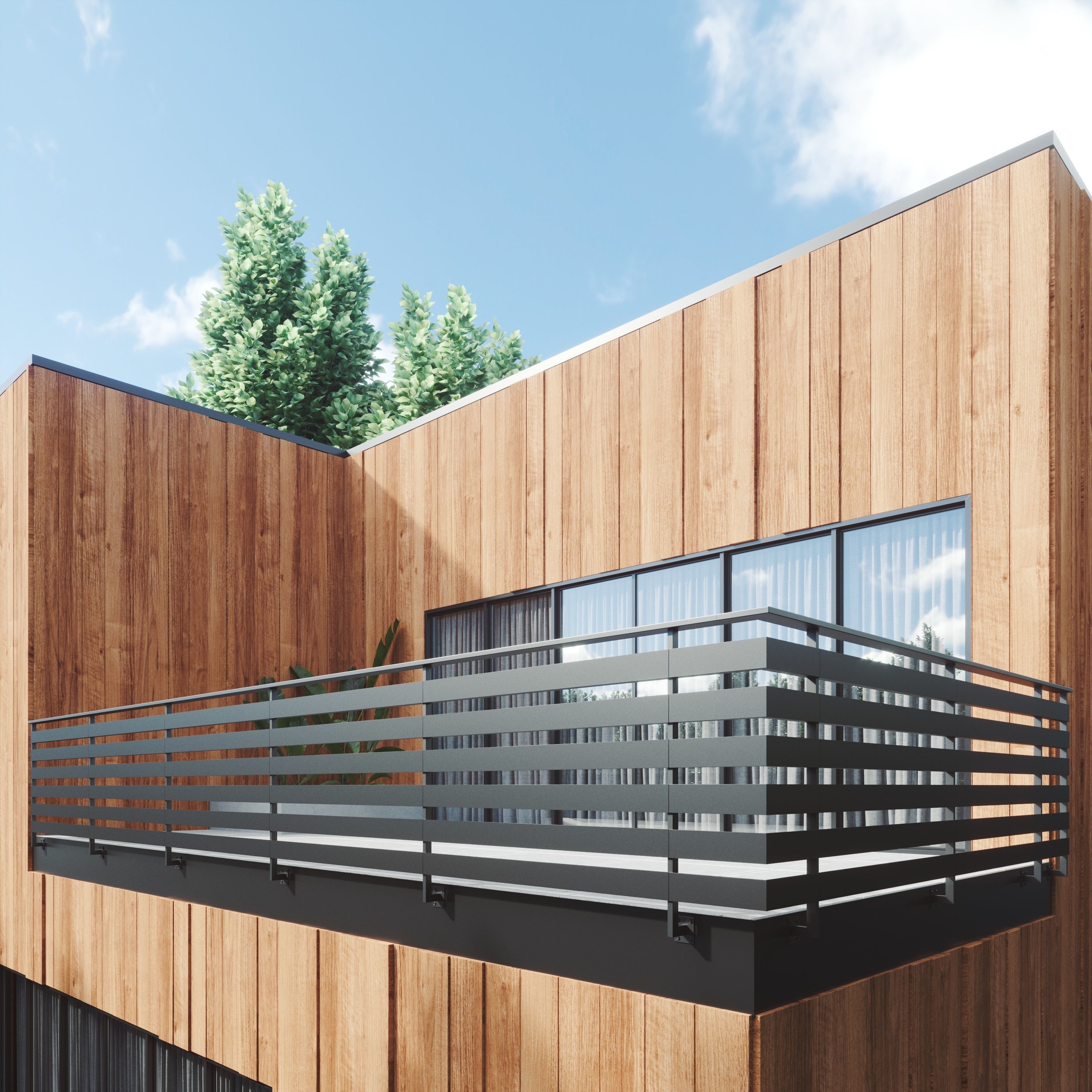 Balcony Railing 3D models for 3ds max 3D model | CGTrader