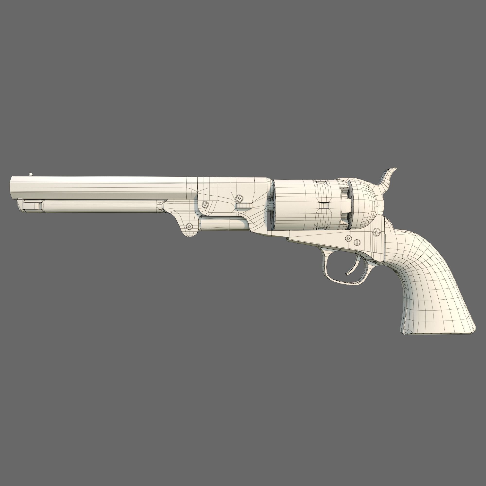 3D model decorative set Western VR / AR / low-poly | CGTrader