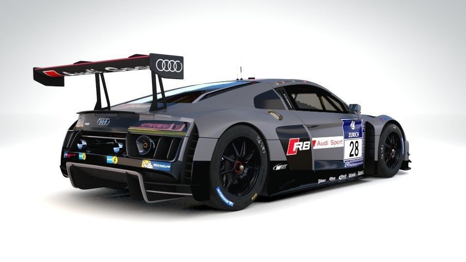 Audi R8 LMS 2016 2017 3D model | CGTrader