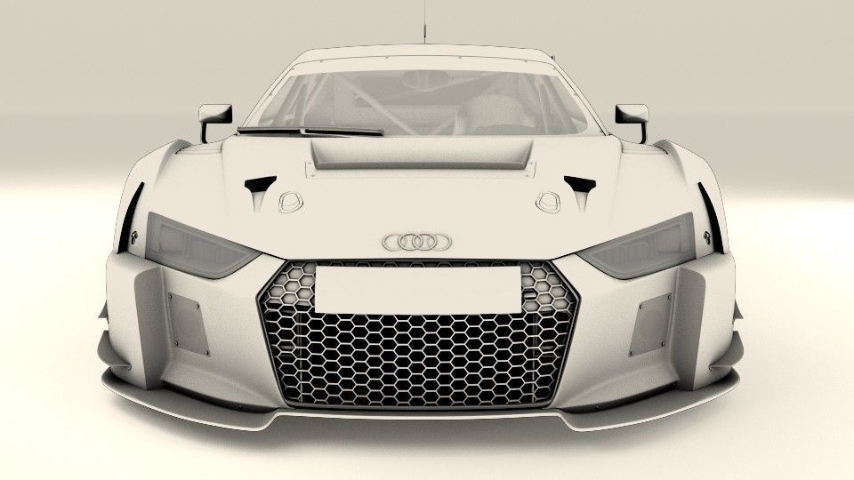 Audi R8 LMS 2016 2017 3D model | CGTrader