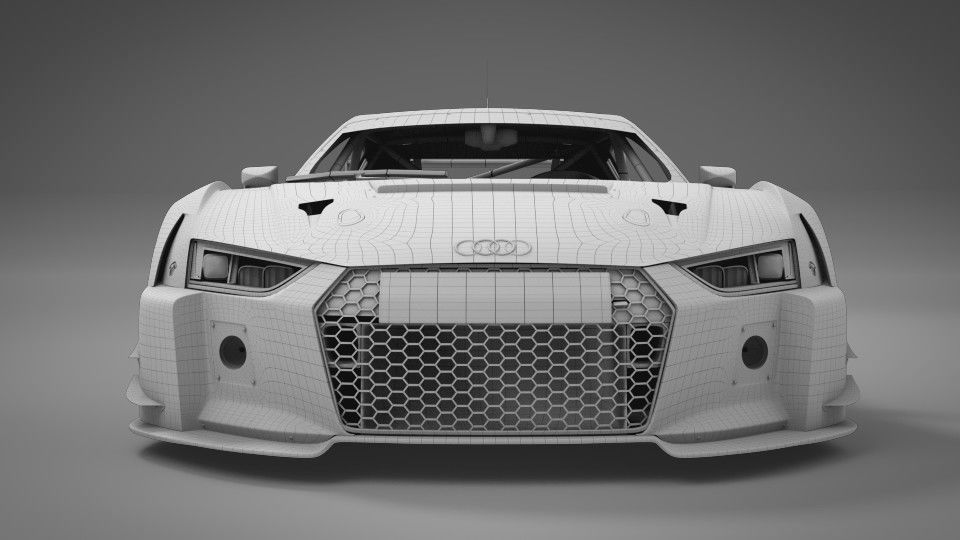 Audi R8 LMS 2016 2017 3D model | CGTrader