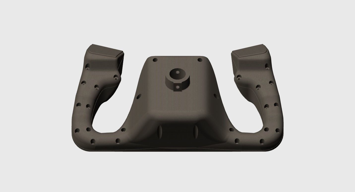 Beechcraft Style Aircraft Yoke Version 3 3D model 3D printable | CGTrader