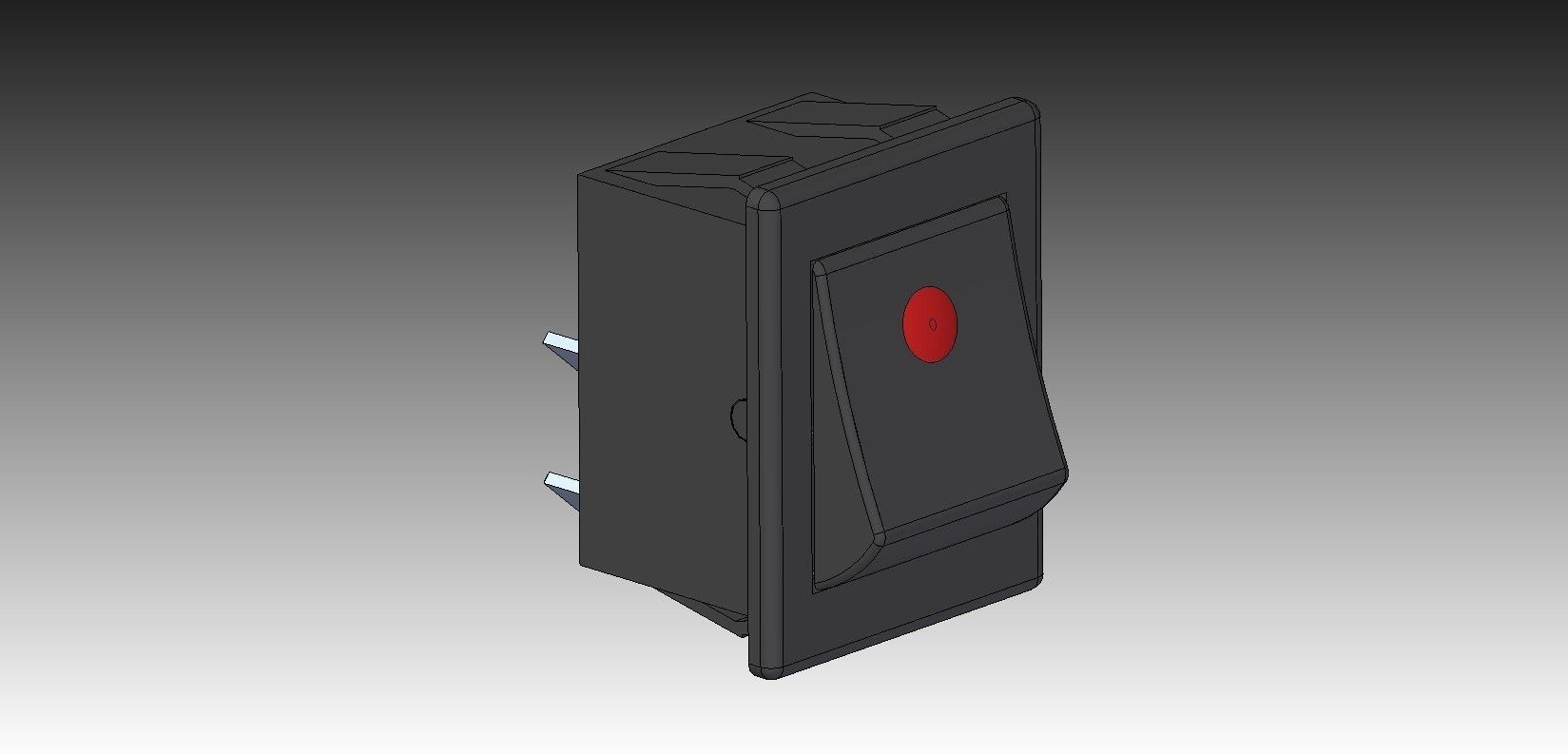 Rocker Switch free 3D model | CGTrader