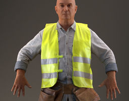 Low-poly Worker 3D Models | CGTrader
