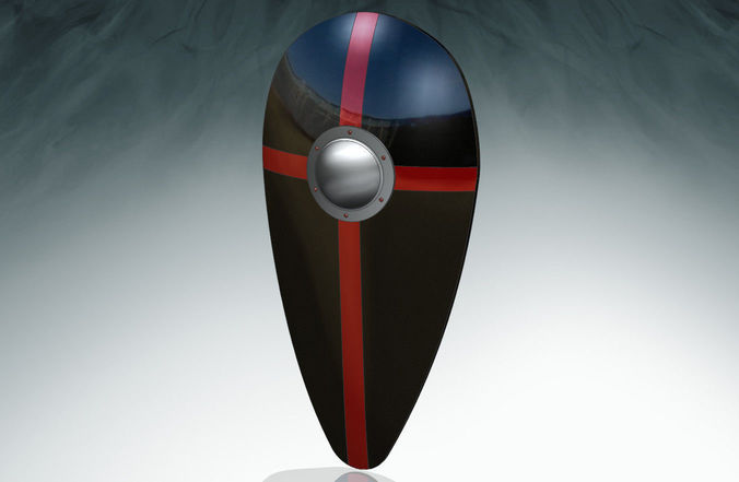 Kite shield 3D model | CGTrader