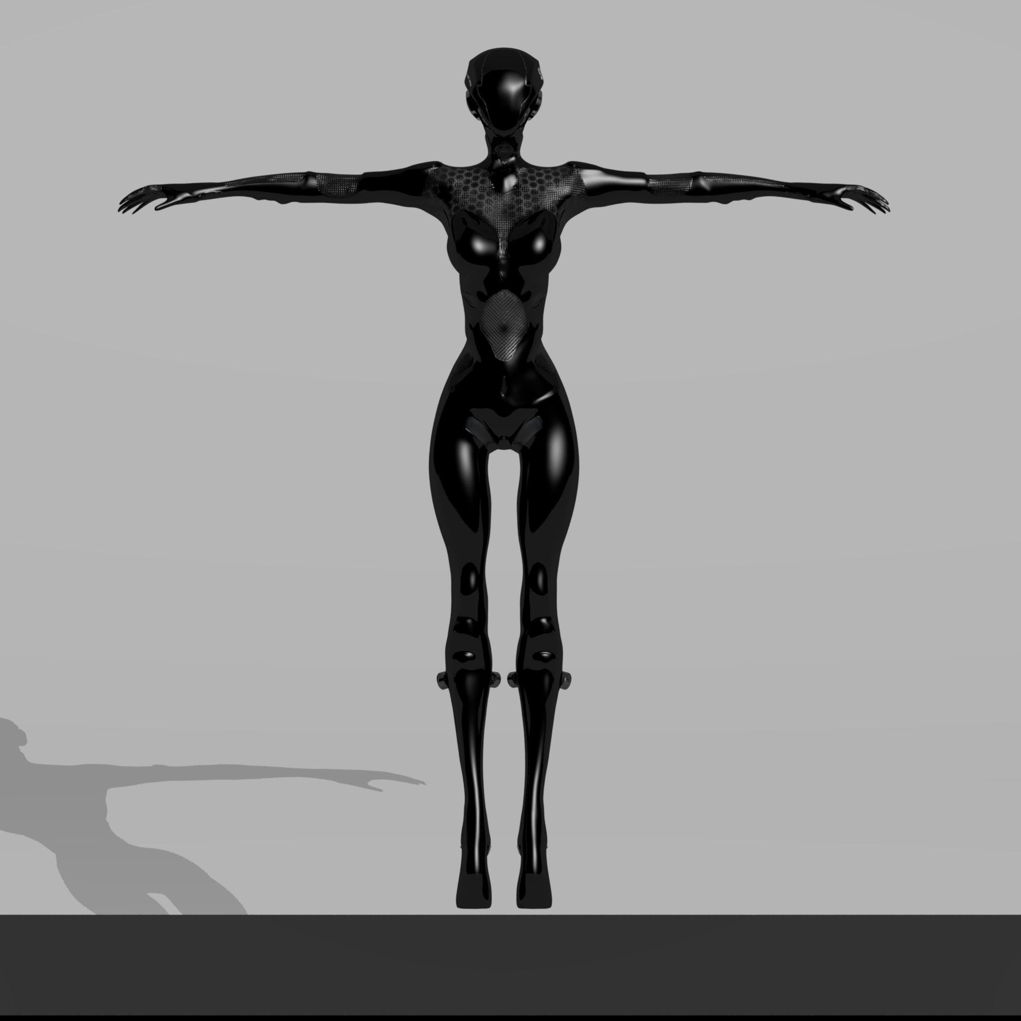 3D model Robo Girl VR / AR / low-poly | CGTrader